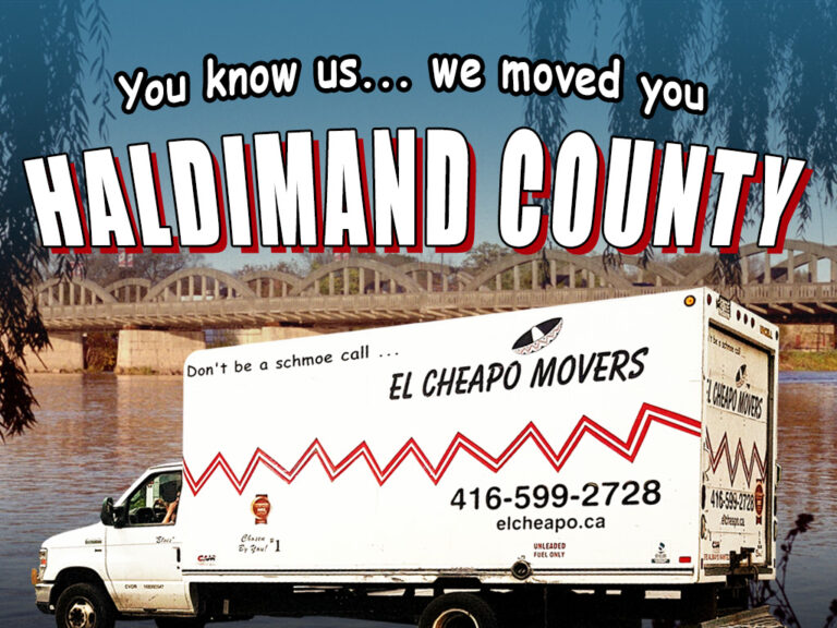 El Cheapo Movers - Moving Ontario - Haldimand County - EL CHEAPO MOVERS ...